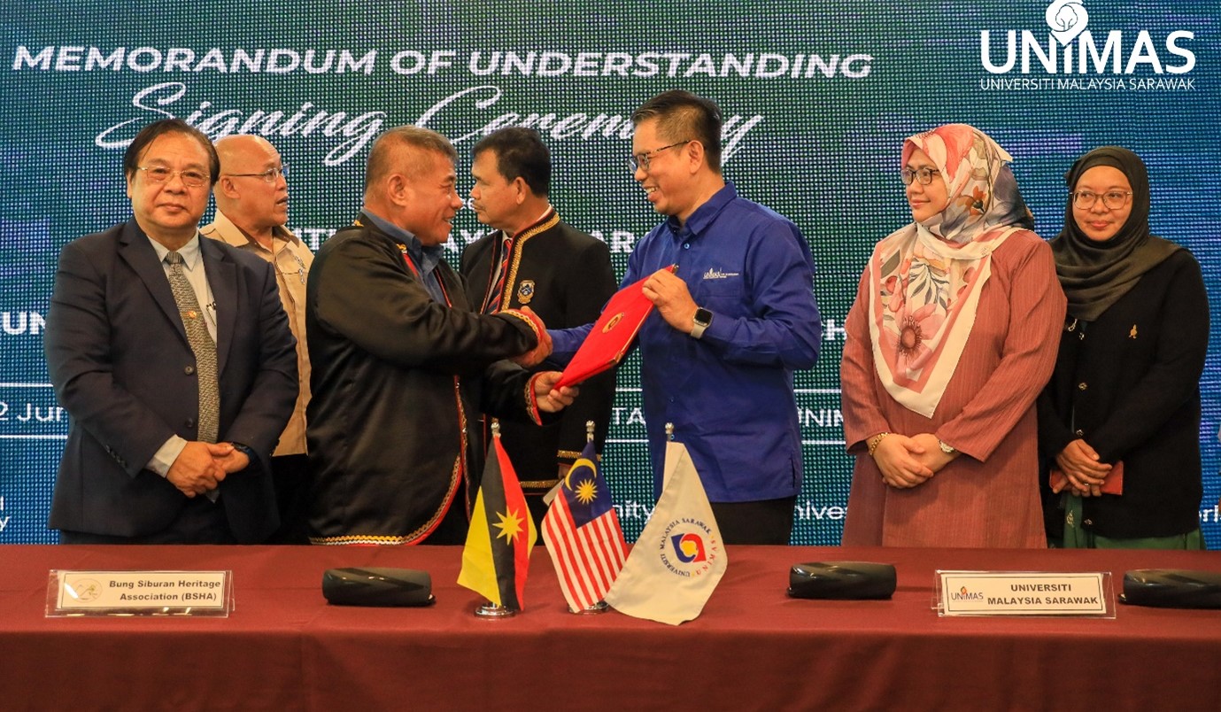 MoU Signing Ceremony between UNIMAS and Bung Siburan Heritage Association – UNIMAS Gazette