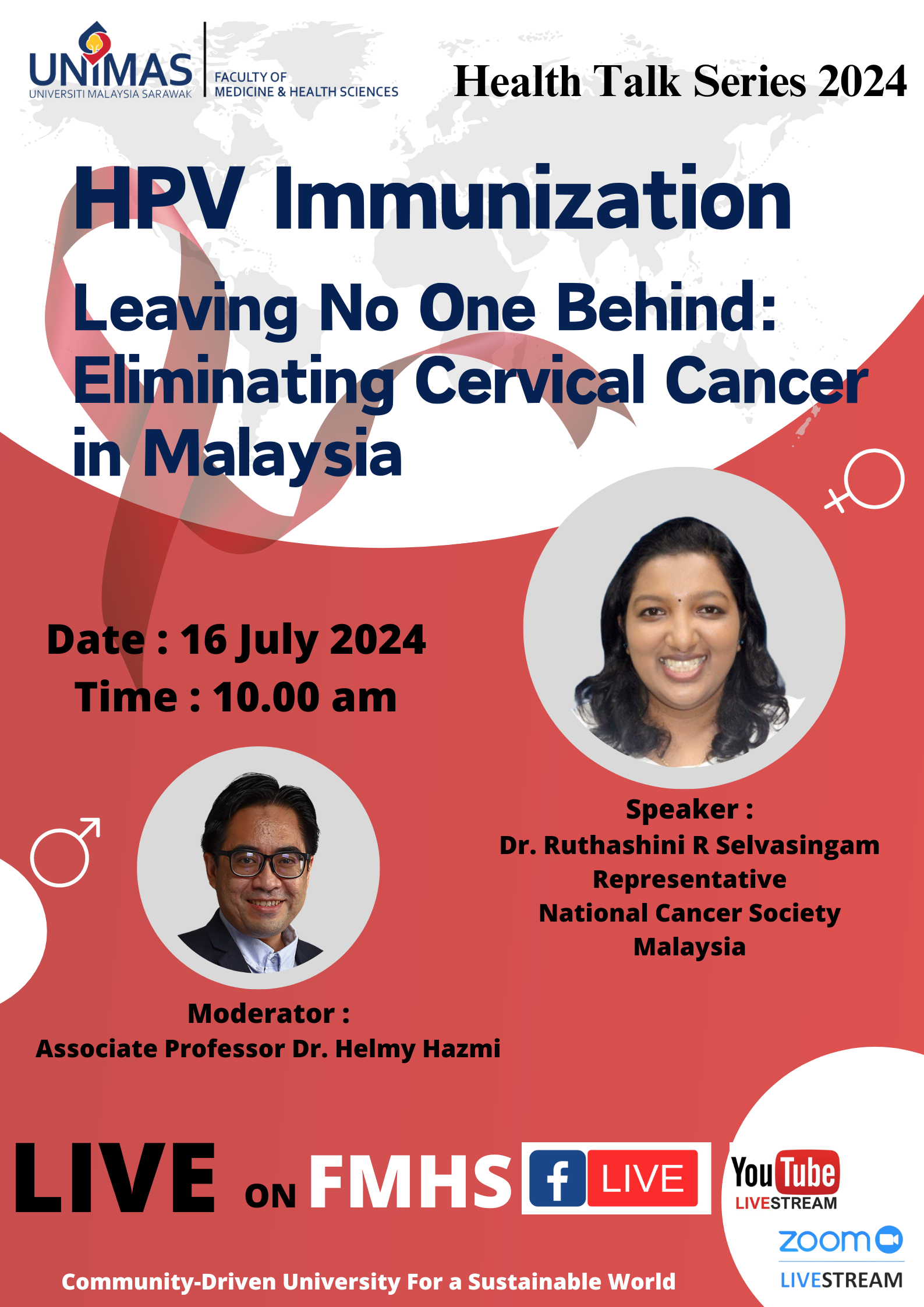 A prelude to the HPV vaccination in UNIMAS: A webinar highlights the ...